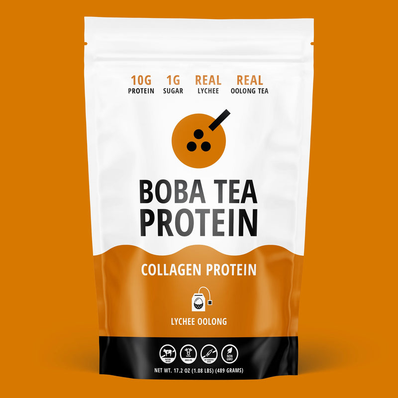 Lychee Oolong Collagen – Boba Tea Protein - Canada